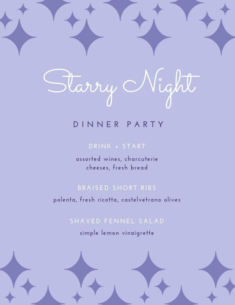 Birthday Dinner Pay for Your Own Meal Invitation Wording