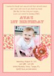 Birthday Invitation Wording for 1st Birthday