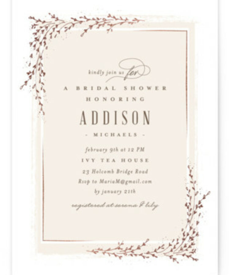 Byob Wedding Invitation Wording Samples