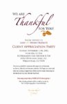 Customer Appreciation Client Appreciation Invitation Wording