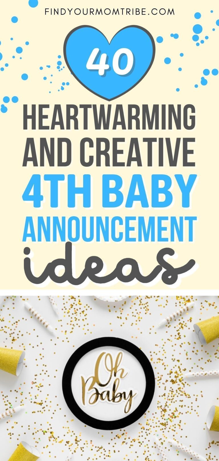 4th Baby Announcement Wording
