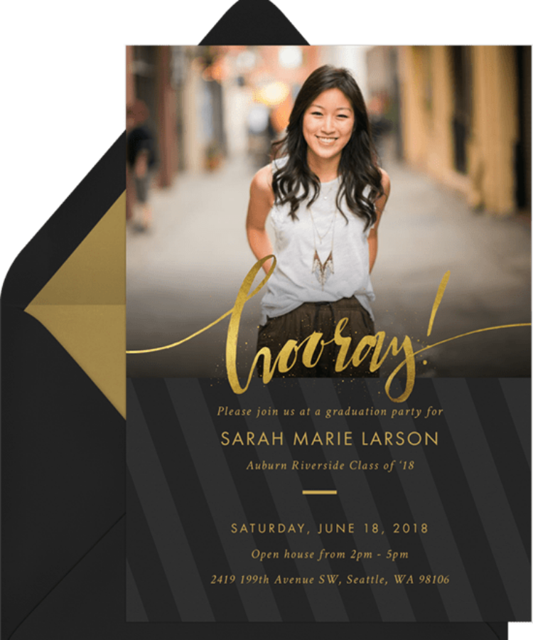 College Graduation Commencement Announcement Wording