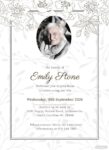 Funeral Announcement Wording Template