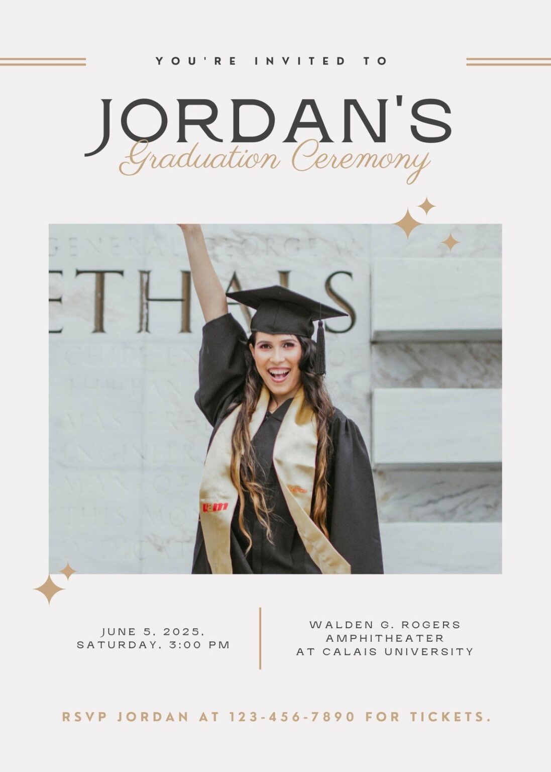 Graduation Announcement Wording University