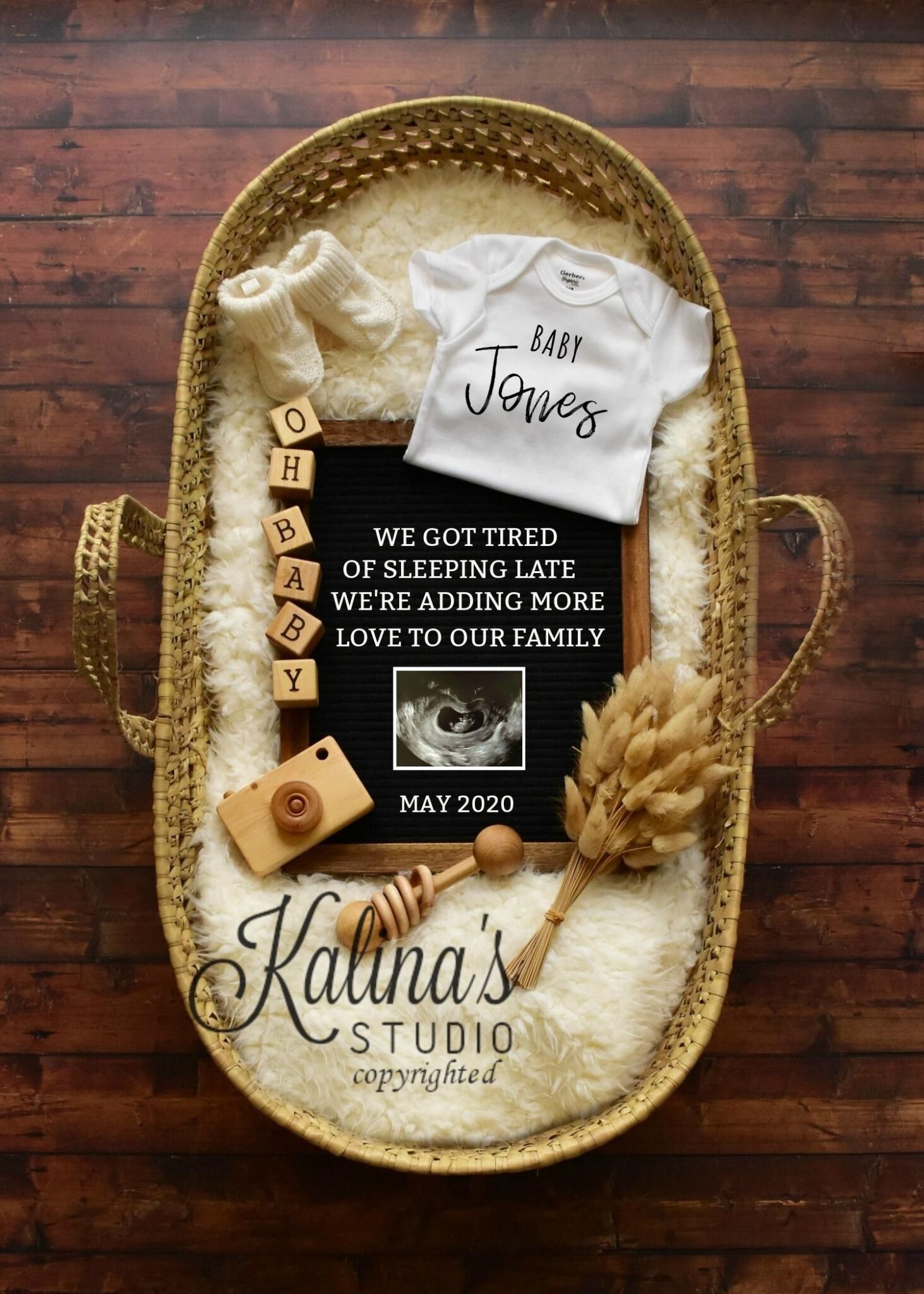 Late Pregnancy Announcement Wording