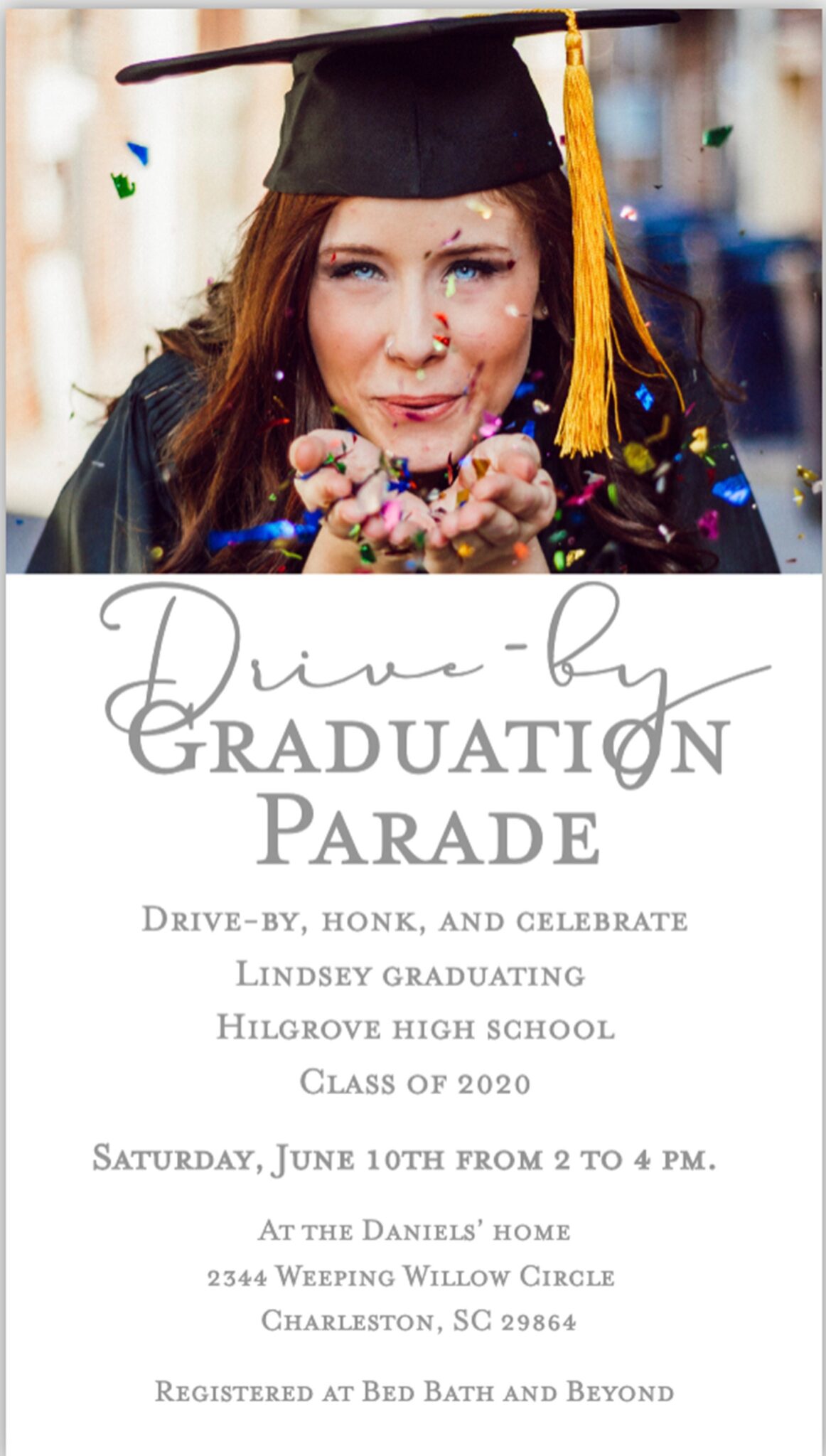 Quarantine Graduation Announcement Wording