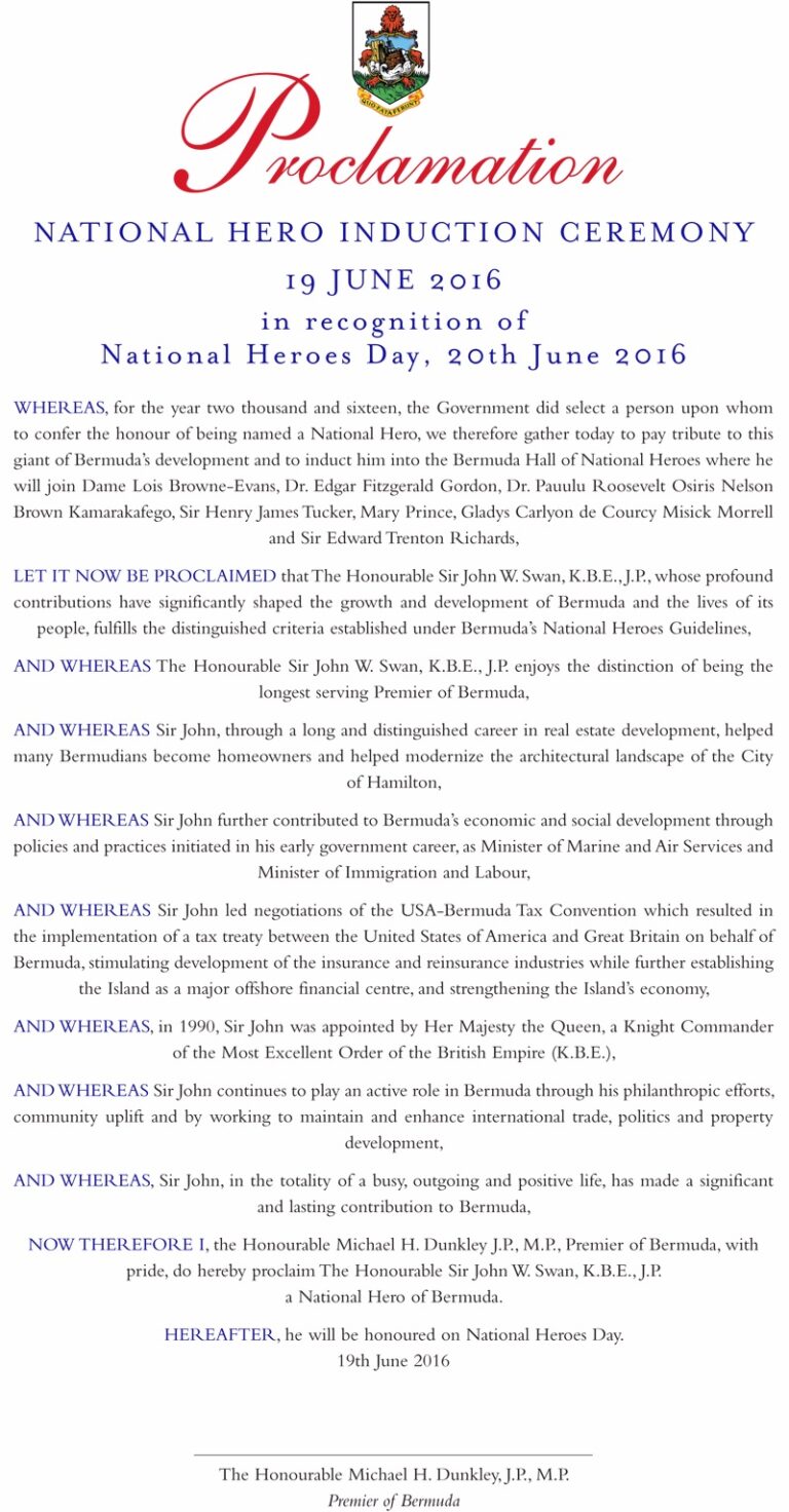 Induction Ceremony Wording For Proclamation