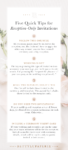 Reception Following Ceremony Wording