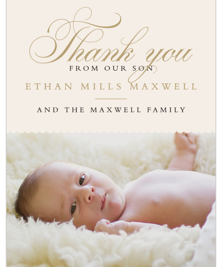 Sympathy Thank You Wording for Mass Card